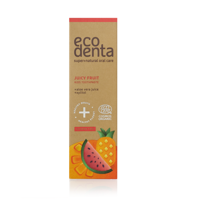 ECODENTA ORGANIC - Βιολογική οδοντόκρεμα για παιδιά, Διάφορα Φρούτα ...