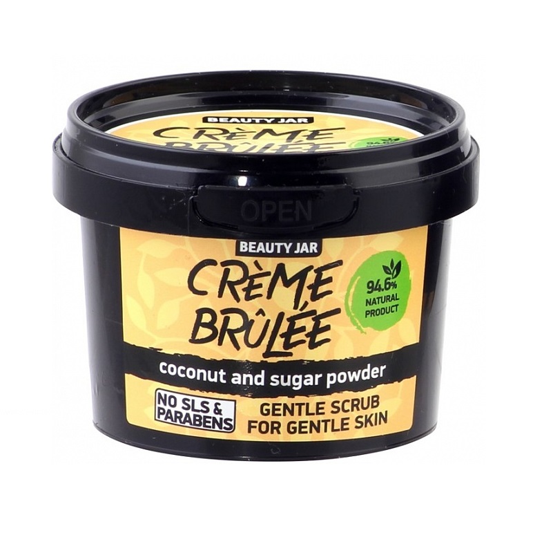Beauty Jar "CRÈME BRÛLÉE" Απαλό scrub για ευαίσθητες επιδερμίδες ...